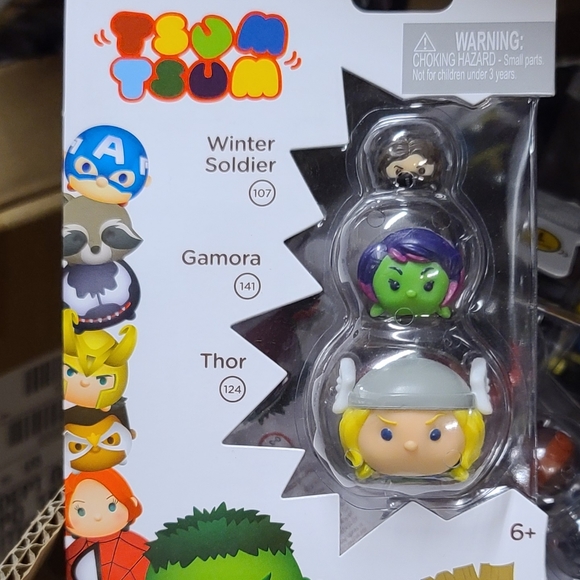 Marvel | Toys | Tsum Tsum Figure Set Thor Gamora Winter | Poshmark